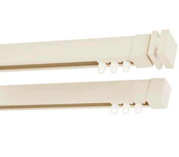 Double Curtain Tracks & Rails | Poles and Blinds