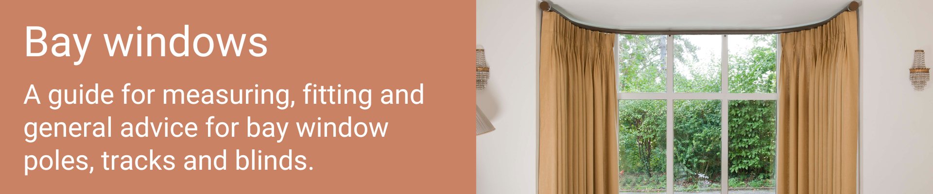 How to Measure Bay Windows for curtain poles curtain tracks and blinds
